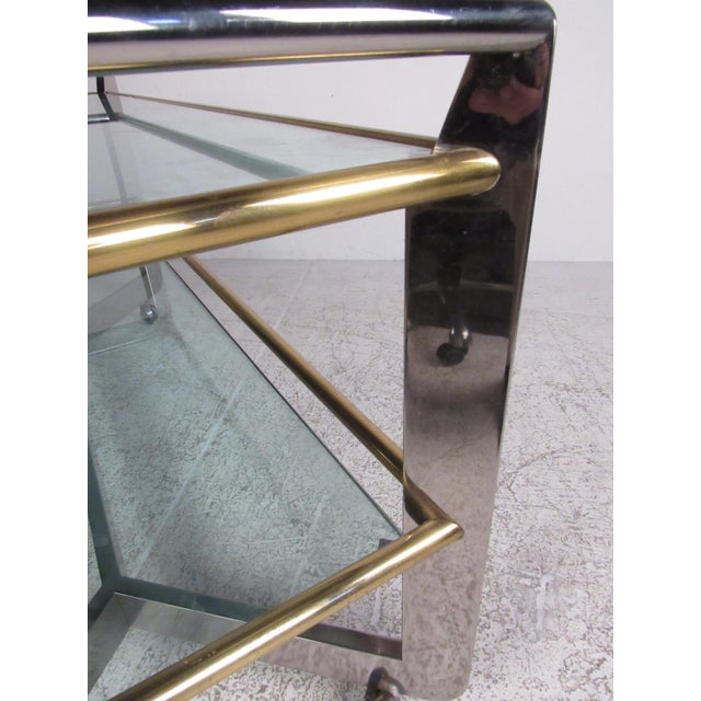 Large Modern Service Trolley or Display Cart | Chairish