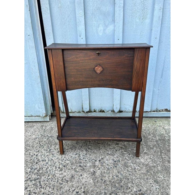 Antique 19th Century Art Craft Style Metamorphic Side Table | Chairish