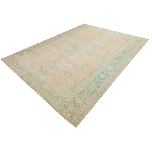 Vintage Muted Area Rug | Chairish