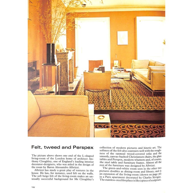 "Modern Furniture and Decoration" 1971 Harling, Robert [Edited By ...