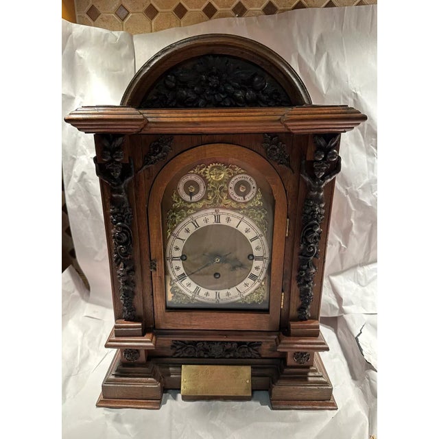 19th Century Triple Fusee 8 Bell 5 Gong Musical Bracket Clock | Chairish
