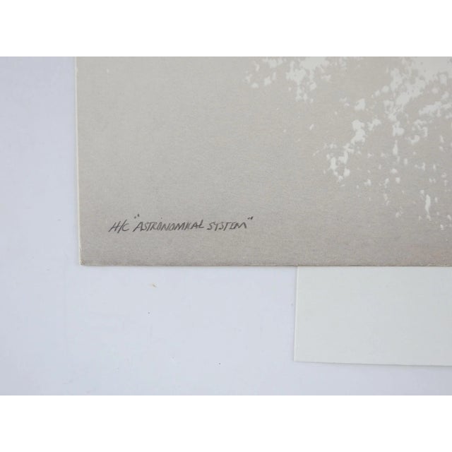 Vintage Modernist Solar System Serigraph | Chairish