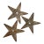 3 Architectural Antique Cast Iron Building Stars | Chairish