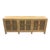 6 Door Natural Lattice Buffet Sideboard | Chairish