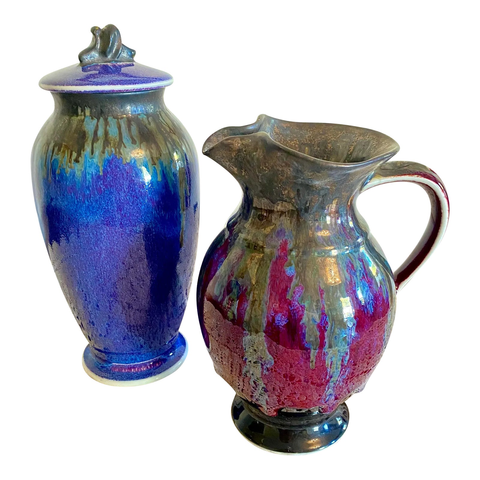 Contemporary Edgecomb Potters Maine Art Pottery Stoneware Vase ...