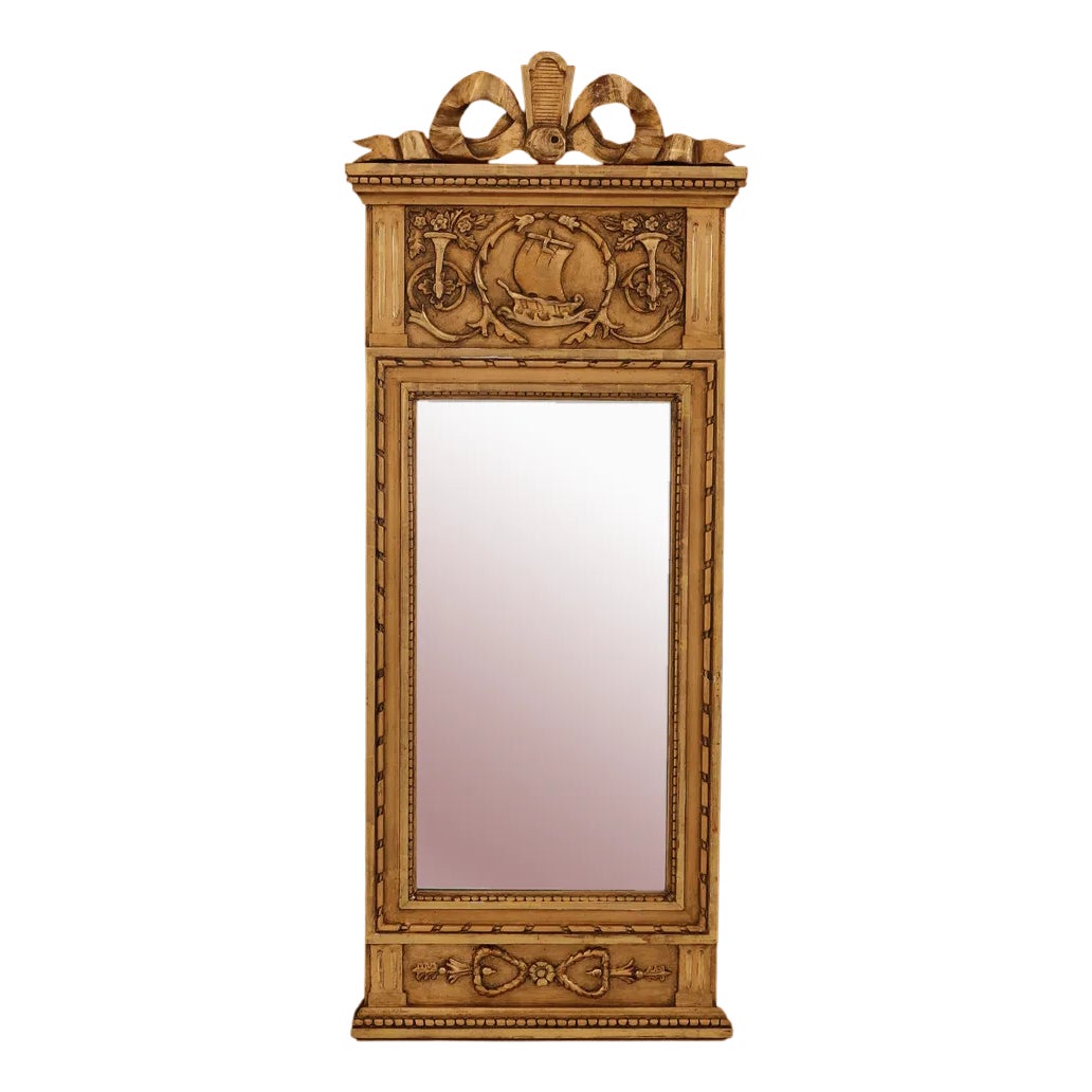 Gustavian Mirror attributed to Nils Sundell, 1900s | Chairish