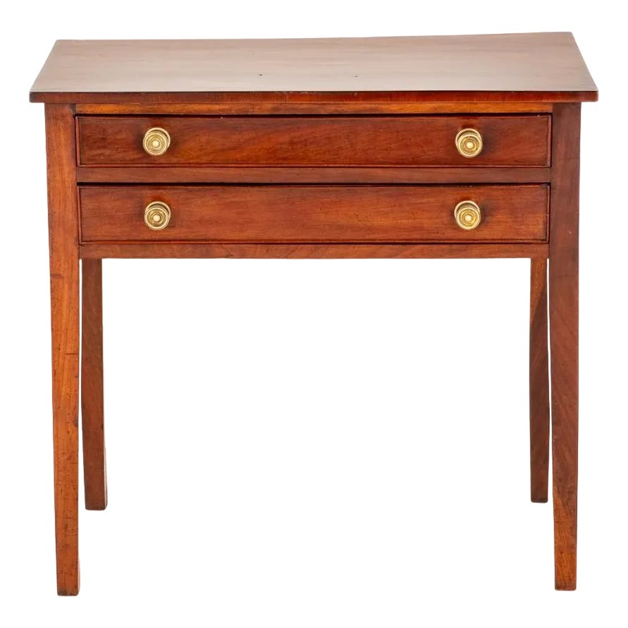 19th Century George II Side Table in Mahogany | Chairish