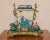 French Chinoiserie Turquoise-Blue Porcelain Encrier Table Lamp | Chairish