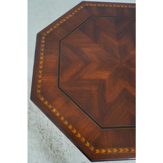 Alfonso Marina Distressed Inlaid Continental Style Lamp Table | Chairish
