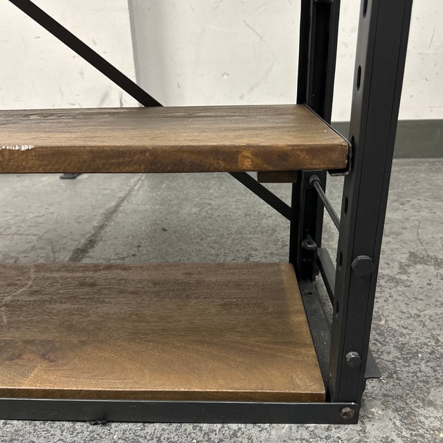 Restoration Hardware French Railroad Library Shelf | Chairish