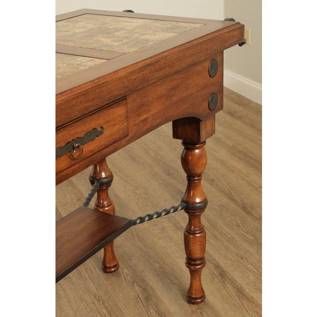 Palmer Home Spanish Baroque Style Marble Top Console or Kitchen Island ...