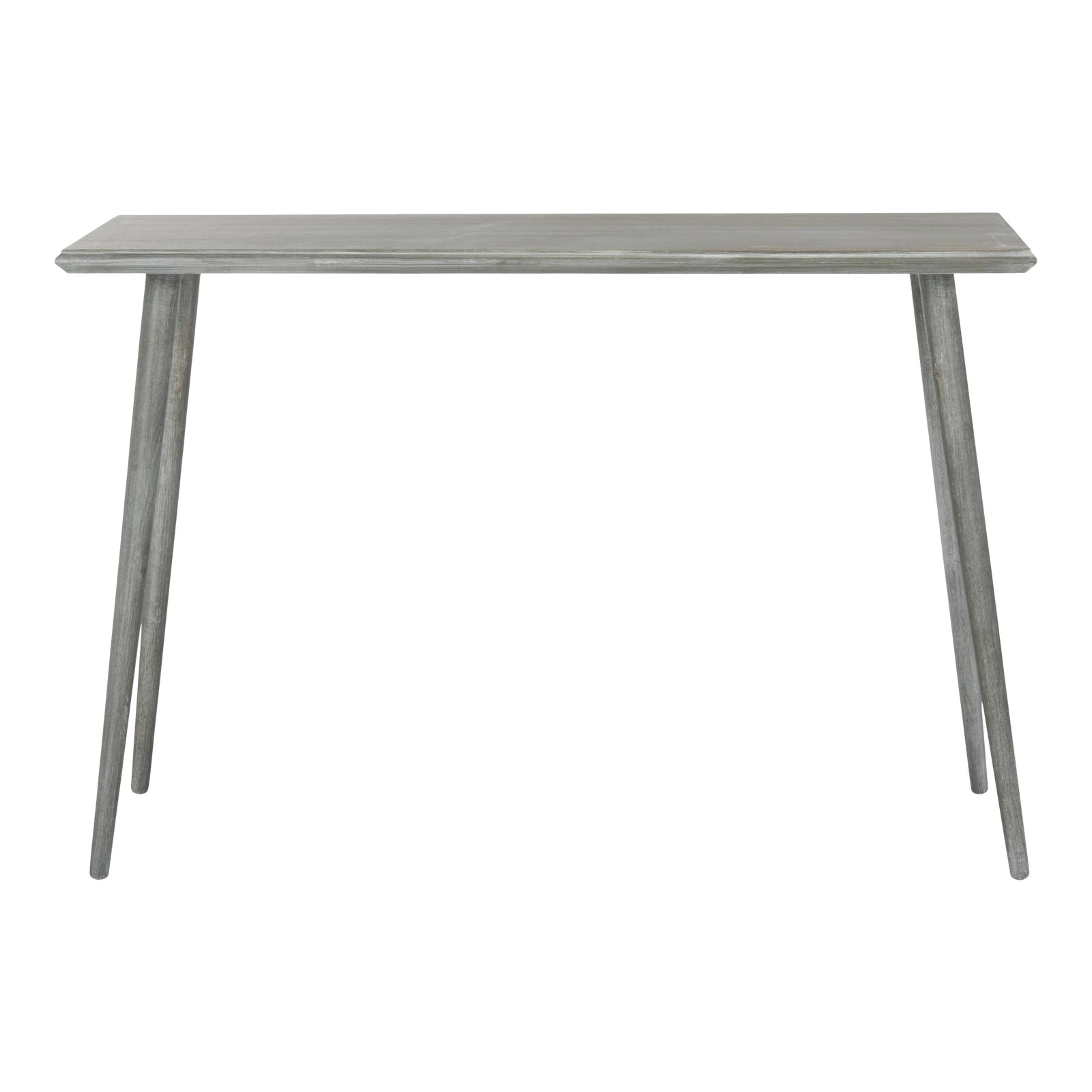 Modern Console Table in Slate & Grey | Chairish