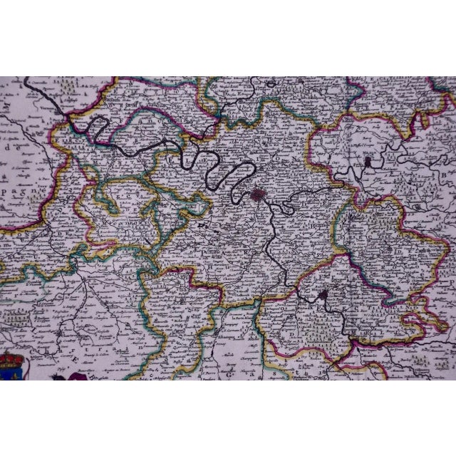 Frederick de Wit L'Isle de France: A Hand-colored 17th Century Map by ...