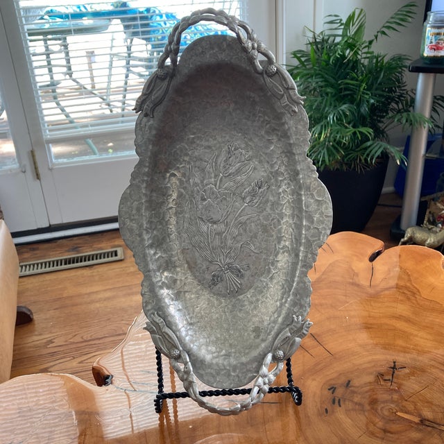 Vintage Hand Wrought Bread or Small Serving Dish by Rodney Kent | Chairish