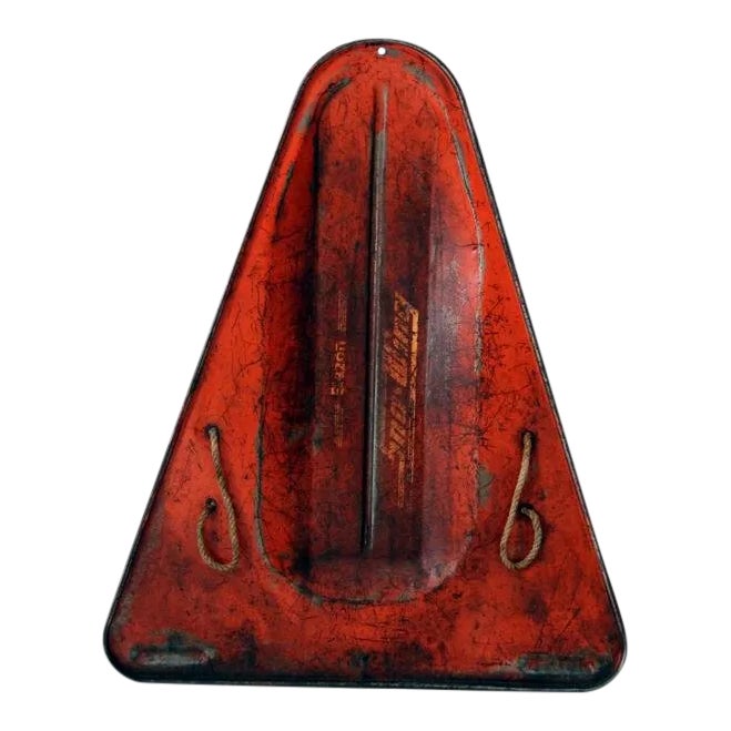 Vintage Sno-Wing Sled | Chairish