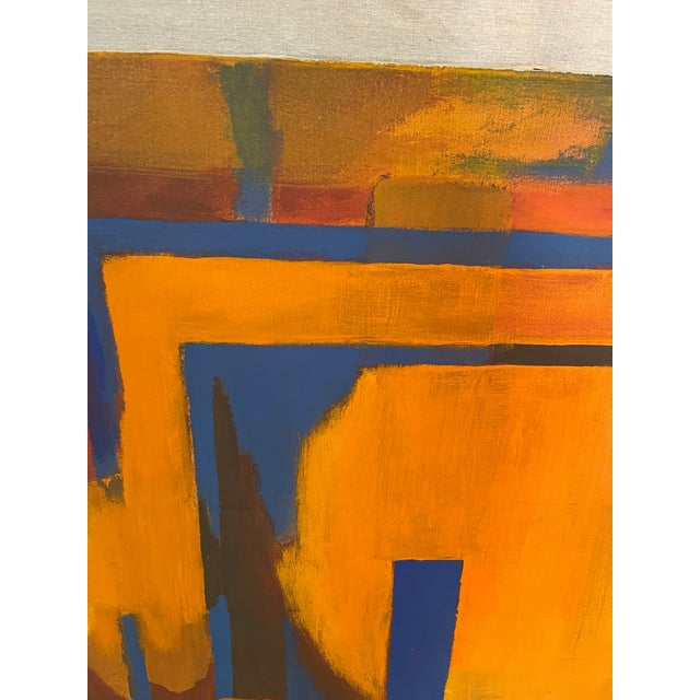 Mid 20th Century Modern Abstract Expressionist Painting | Chairish