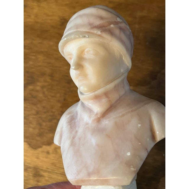 1920s Set of 2 Italian Alabaster Busts | Chairish