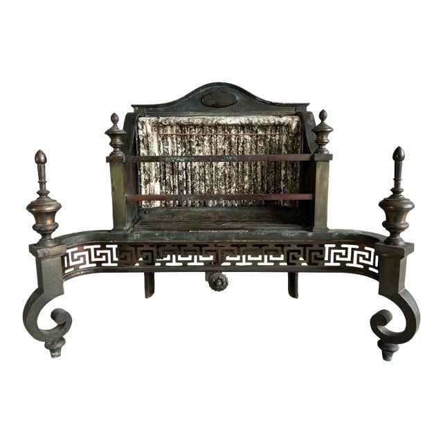 Large Antique Humphrey Radientfire Art Deco Cast Iron Fireplace Insert ...