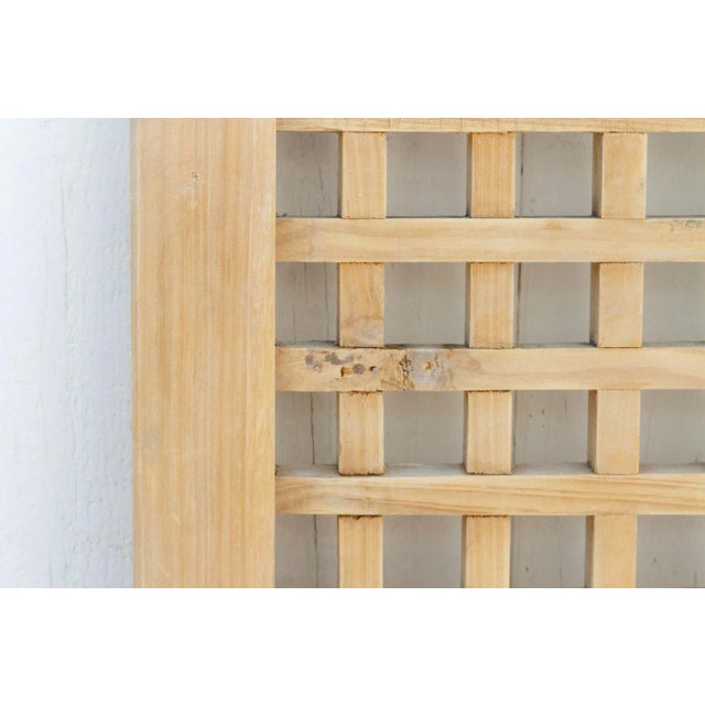 Large Lattice Chinese Panel | Chairish