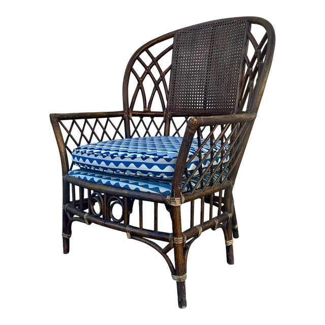 McGuire Oversized Brighton Styled Chair | Chairish