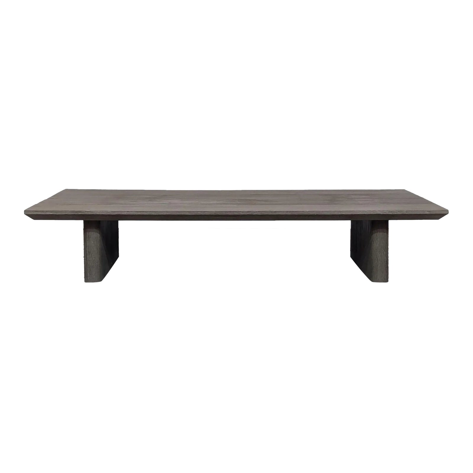 Balmain Weathered Teak Outdoor Coffee Table by Restoration Hardware | Chairish