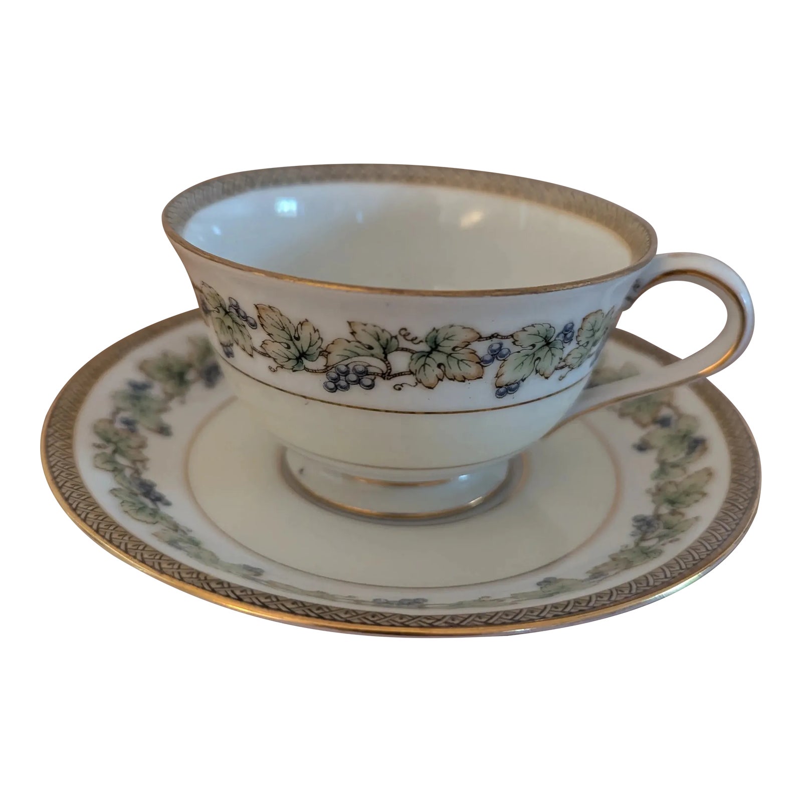 Vintage Occupied Japan Tea Cup and Saucer | Chairish