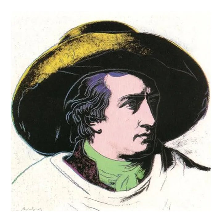 Andy Warhol Goethe Green and Yellow, 2000 Lithograph | Chairish