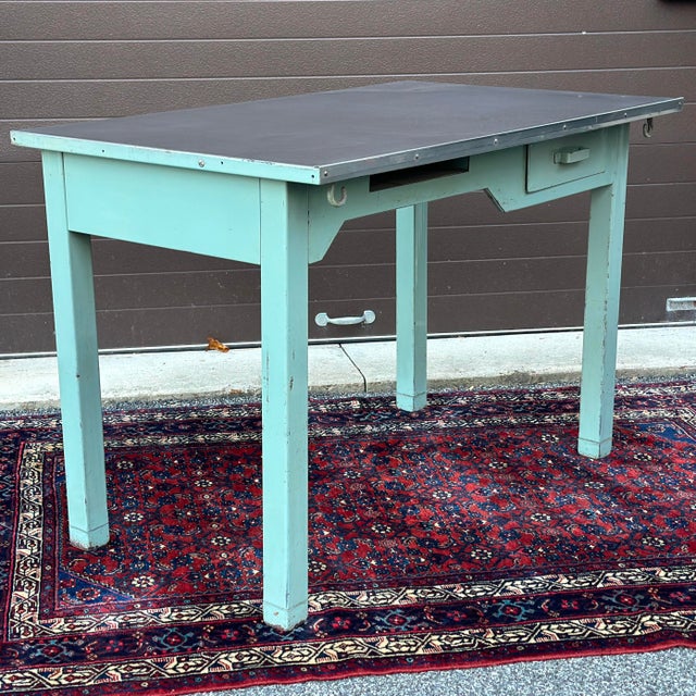 1950's Usps Post Office Postal Mail Sorting Steel Industrial Desk ...