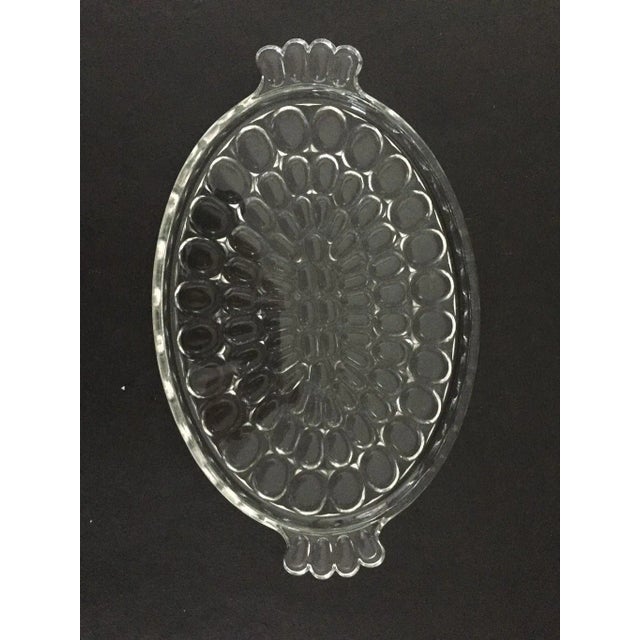 Vintage Clear Glass Tray | Chairish