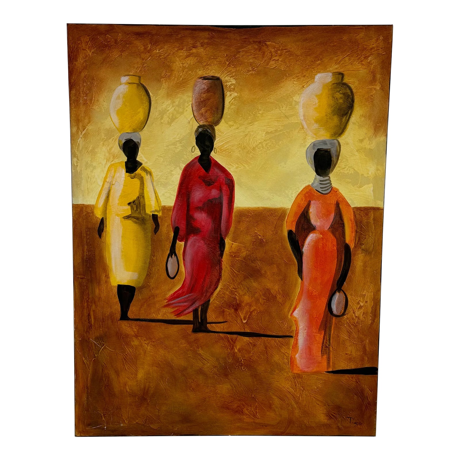 Artist Deja "Serengeti Journeys", Acrylic on Canvas | Chairish