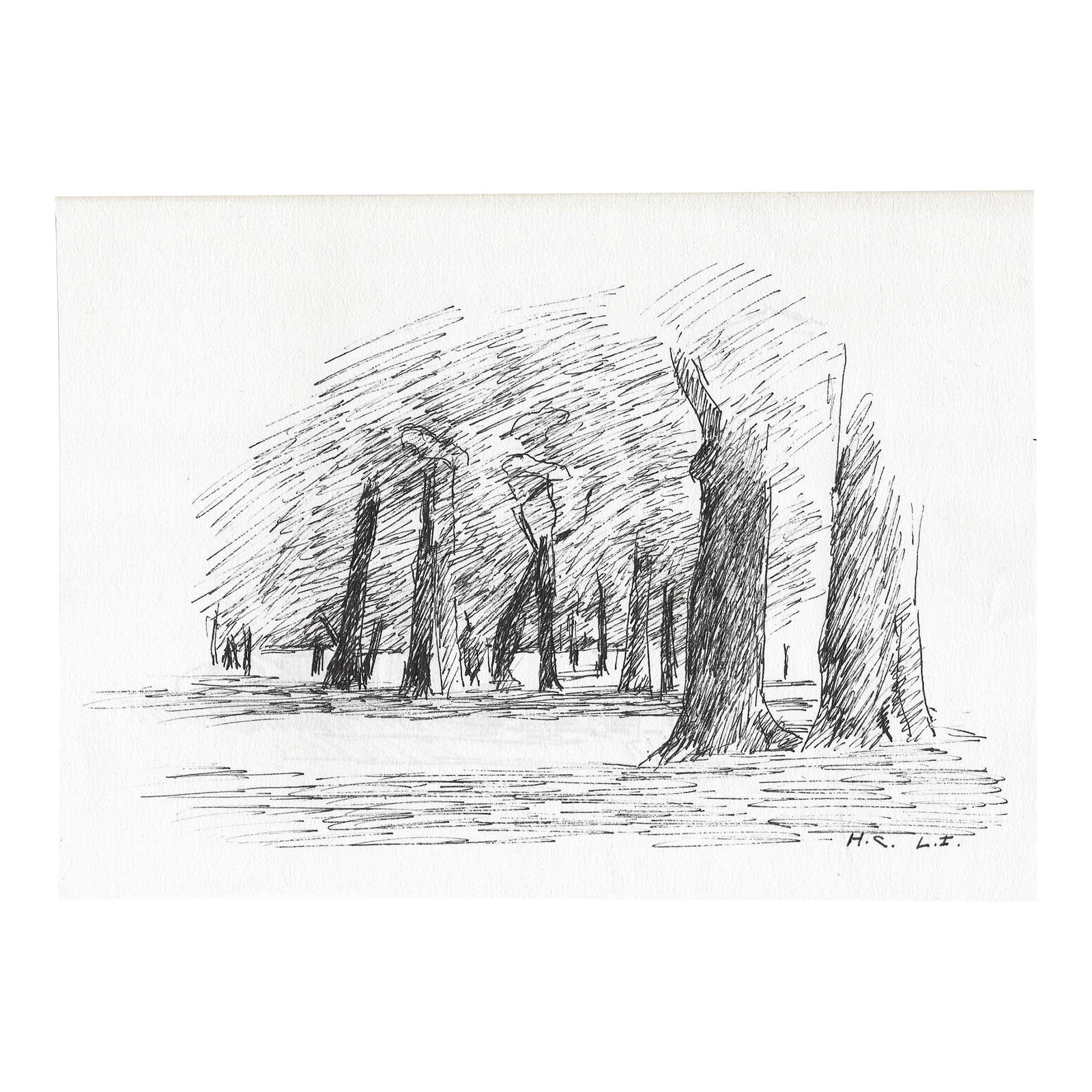 1970s Hayward Cirker Long Island New York Drawing | Chairish