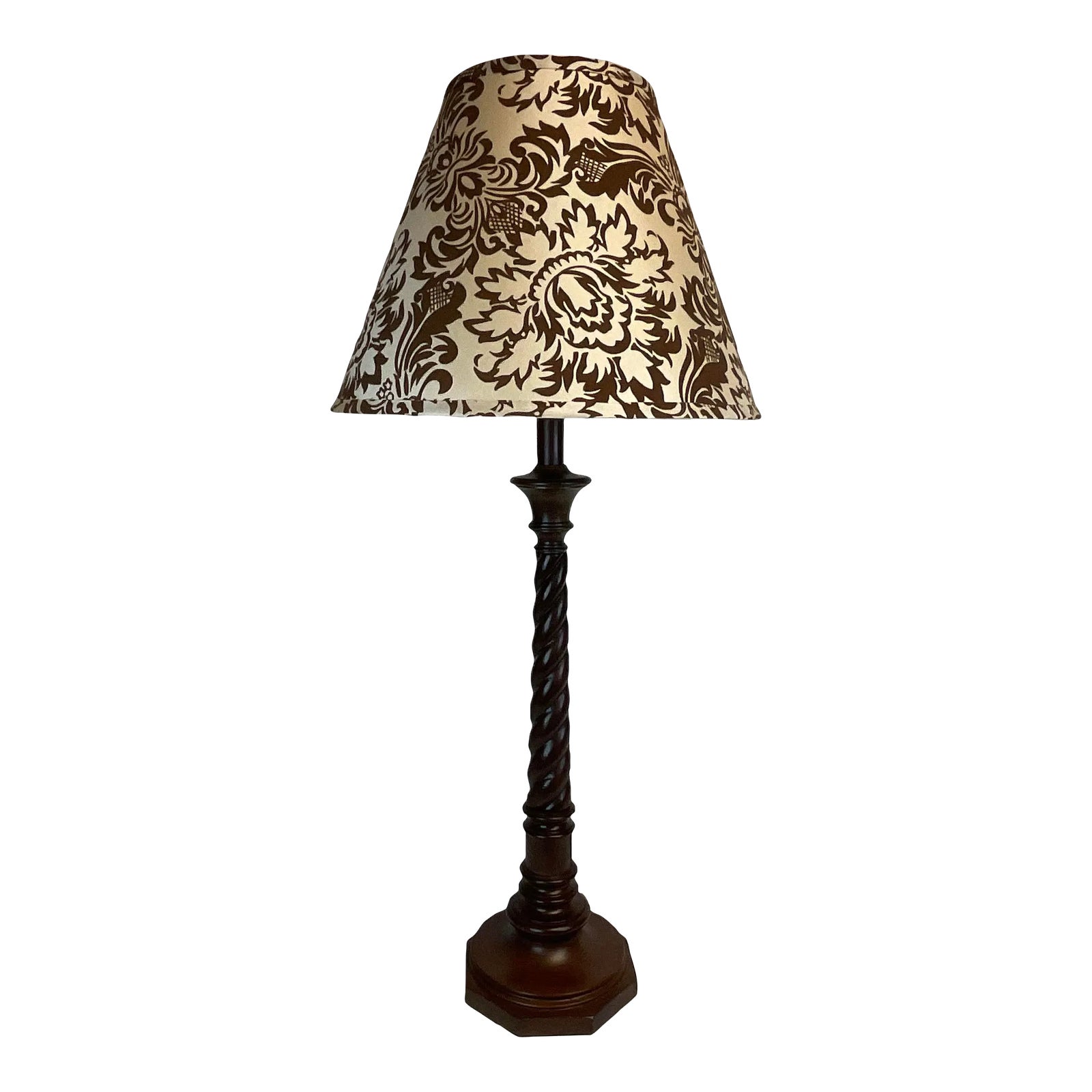 1980s Americana Traditional Arts & Crafts Faux Bois Barley Twist ...