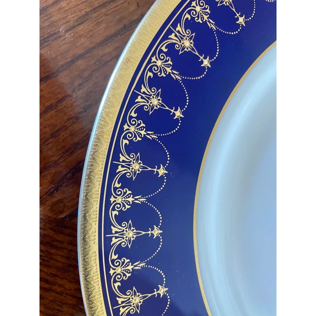Vintage Royal Worcester Imperial Bone China 22 Karat Gold Cobalt Blue ...