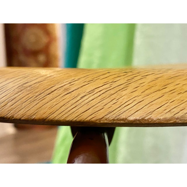 1960s Early Teak and Painted Metal Tripod Dot Stool by Fritz Hansen ...