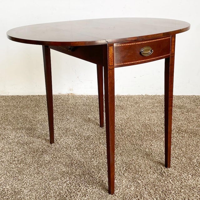 Hepplewhite Drop Leaf Table by Mersman | Chairish