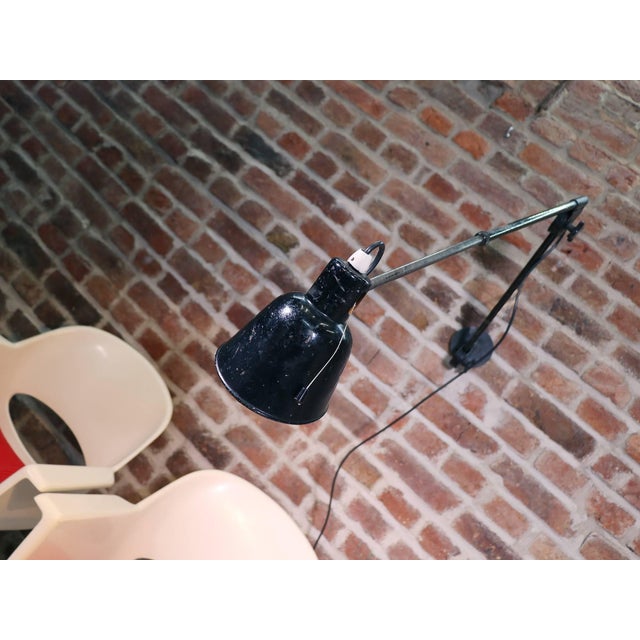 Vintage Industrial Adjustable Articulated Telescopic Task Lamp | Chairish