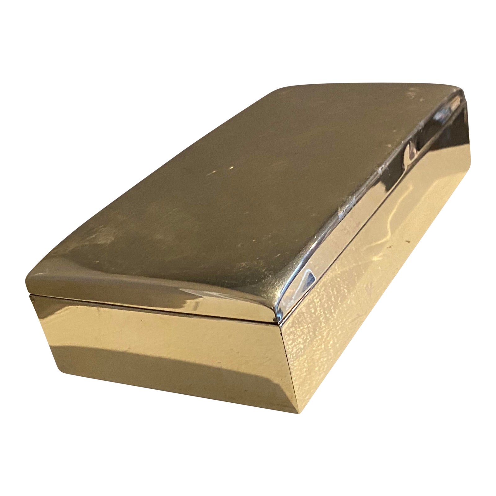 1960s Mid-Century Modern Sterling Silver Desk Box Scully & Scully ...