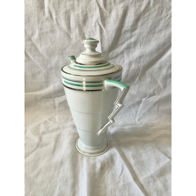 1930s Art Deco Porcelain Bavaria Coffee Pot, Made in Germany | Chairish