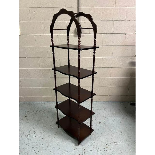 Antique Victorian Mahogany Open Display Rack. 19th Century. | Chairish