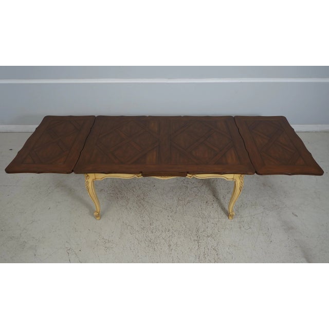 Karges French Louis XV Style Drawleaf Dining Room Table | Chairish