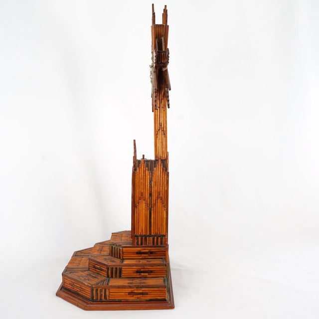 Matchstick Tramp Art Catholic Shrine Madonna and Child Circa 1920 ...