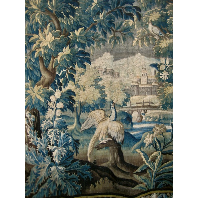 Late 17th Century French Aubusson Verdure With Pheasant Textile Art ...