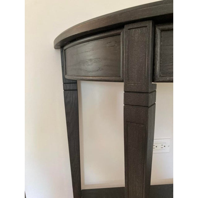 Handcrafted Demilune Table | Chairish