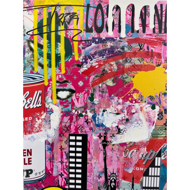 Pop Art Jozza "Lost in New York" Original Acrylic on Canvas, Signed ...