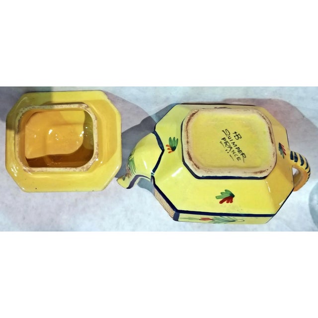 Henriot Quimper Petite Tea Set, Set of 3 | Chairish