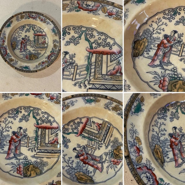 Antique Ashworth Tea House Pattern Bowls - Set of 4 | Chairish