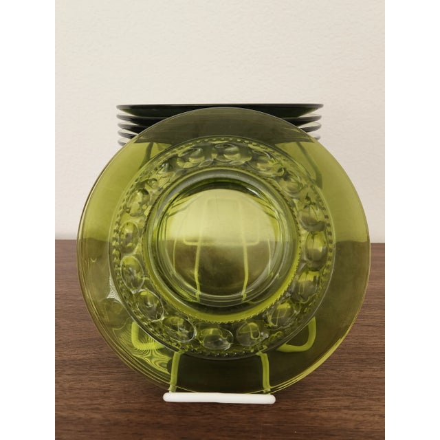 Vintage Color Crown in Green by Colony/Indiana Glass Company- 21 Pieces ...