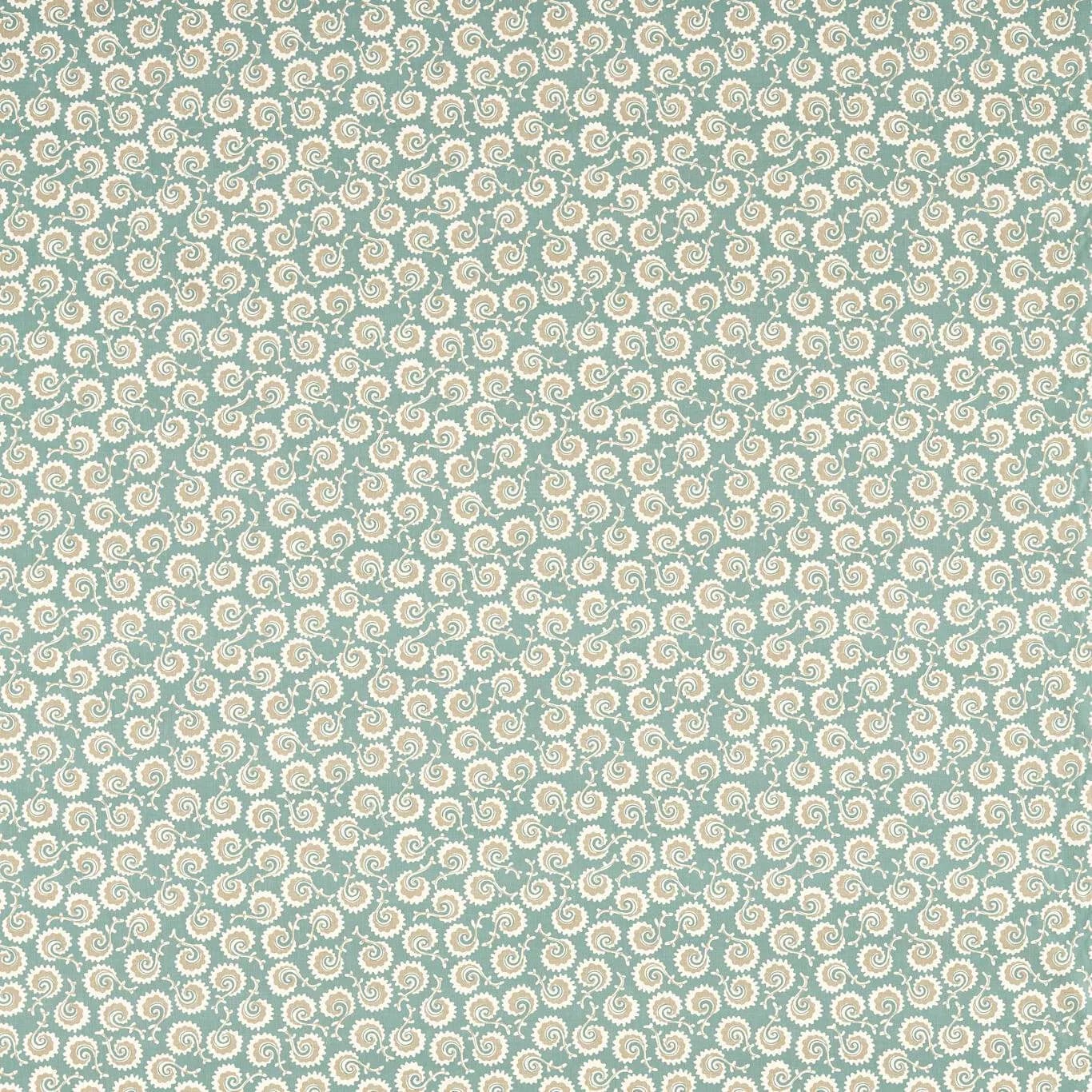Sanderson Fern Frond Fabric in Danbury - a Sample | Chairish