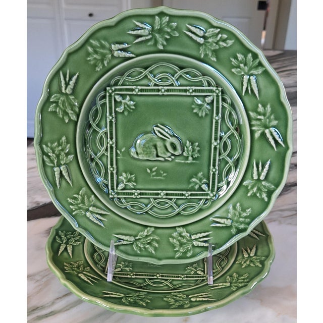 Bordallo Pinheiro Briar Patch Rabbit Salad Plate - Two Available | Chairish