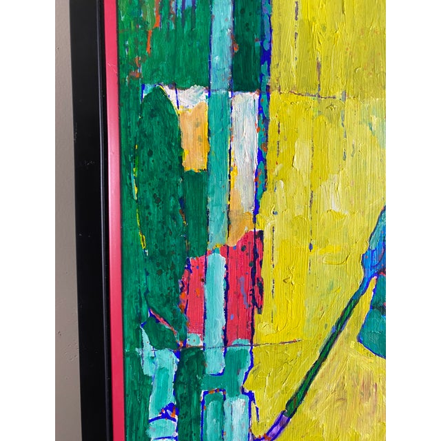 1980s Abstract Figurative Original Oil Painting by Jack Perlmutter ...